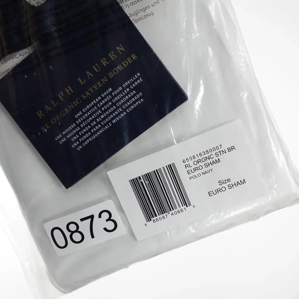 Ralph Lauren | Bedding | New Ralph Lauren European Sham Organic Sateen ...